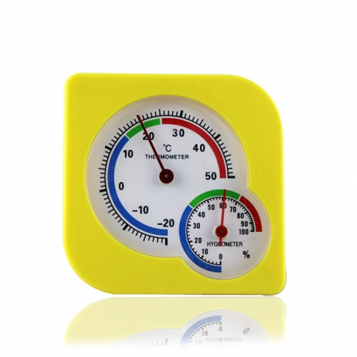 YHD-A7 Indoor Outdoor Square double dial Thermometer Hygrometer ...
