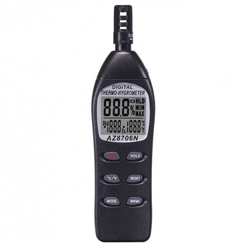 AZ 8706N Pocket Type Digital Psychrometer with External Temperature ...
