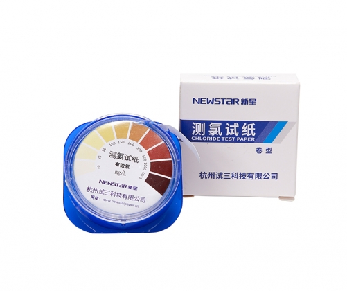 5M/Roll Chlorine Test Paper Strips Range 10-2000mg/lppm Color Chart ...