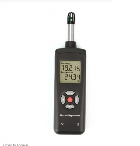 Digital Psychrometer Thermo-hygrometer Hygrometer Thermometer Gauge ...
