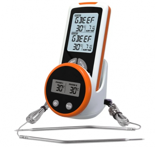 KT-106A Wireless Remote Digital Cooking Food Meat Thermometer with ...