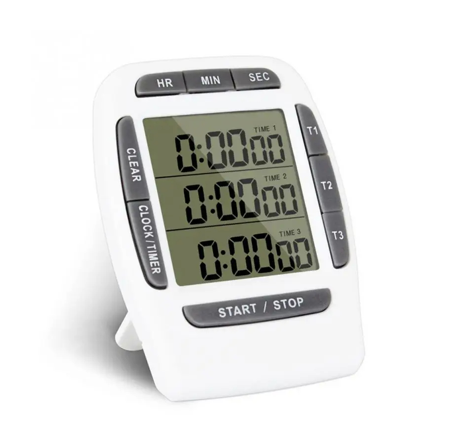 KC-CKT999 Multifunctional Kitchen Cooking Timer 3 Display Channels ...