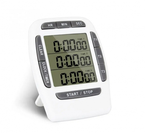 KC-CKT999 Multifunctional Kitchen Cooking Timer 3 Display Channels ...