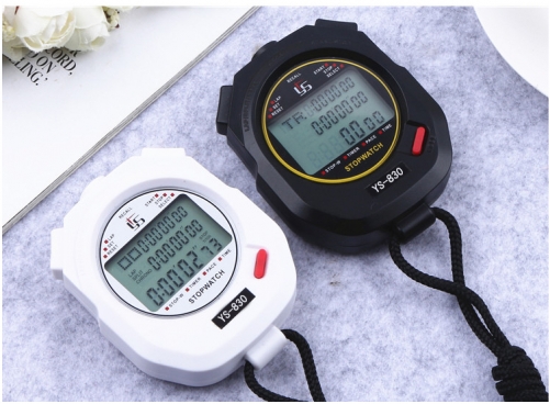 YS-830 30 Memory Electronic Stopwatch Chronograph Sports Training Track ...