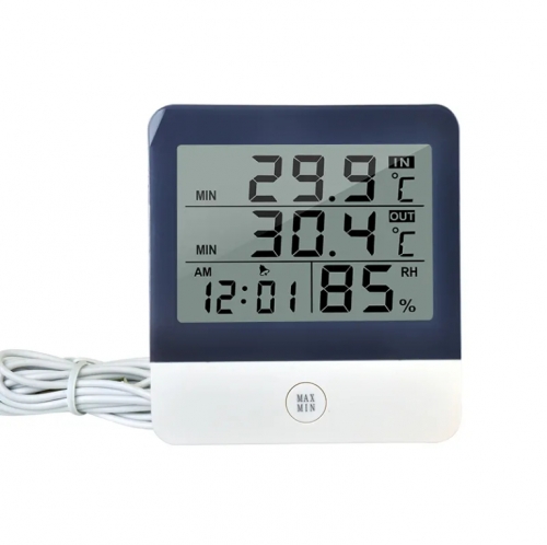 CX-260A Indoor Outdoor Temperature Humidity Display Household Indoor ...