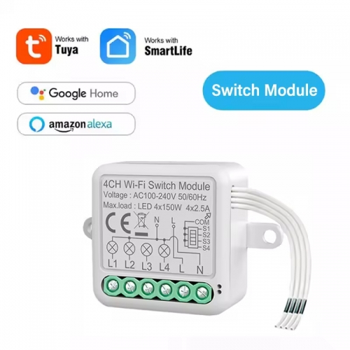 YH-SB01/SB02/SB03/SB04 Tuya WiFi Zigbee Smart Light Switch Module Alexa ...