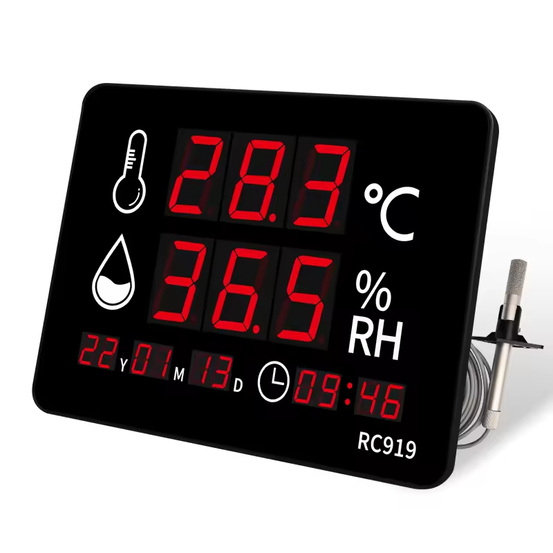 Weather Station Temperature and Humidity Indicator With External ...