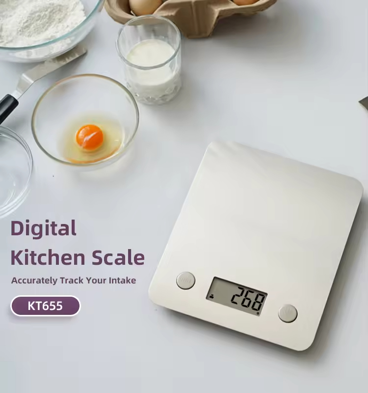 KT655LB 5kg/11lb Household Food Weighing Electronic Smart Kitchen Scale ...