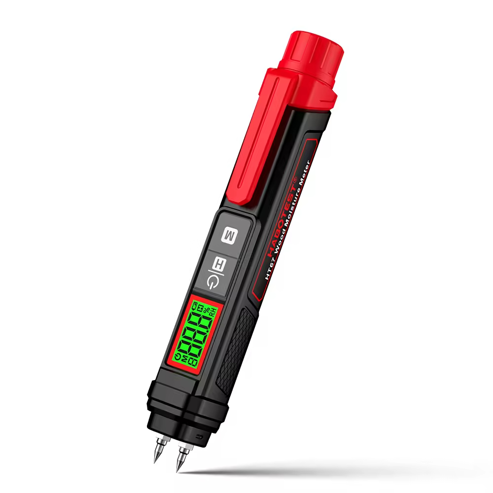 HT67 Wood Chip Floor Dryall Building Moisture Meter Tool to Check ...