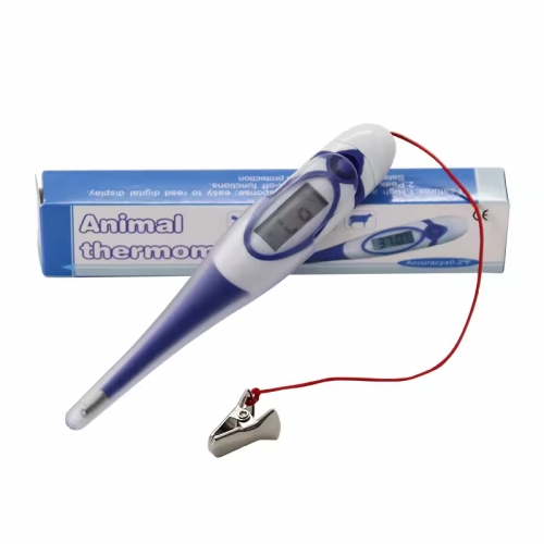 MAT-6A Animal Digital Thermometer with Soft Probe Blue Digital Pet Dog ...
