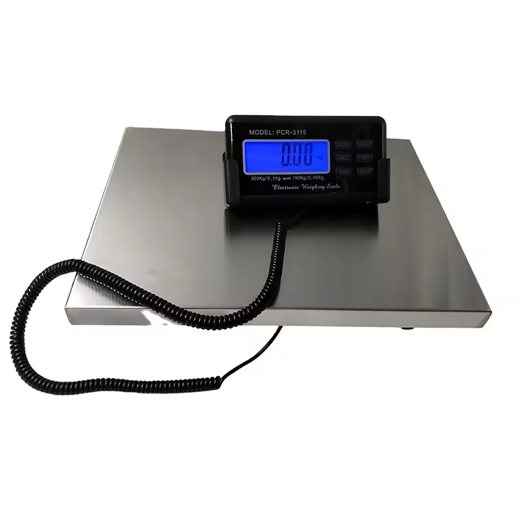 PCR-3115 300kg Heavy Duty Digital Postal Scale ABS Floor LCD Display ...