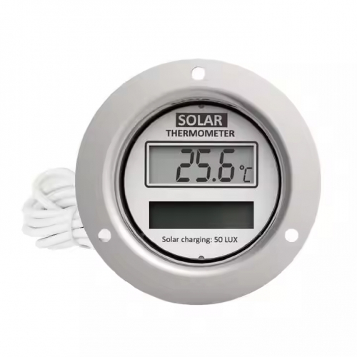 E-2C Digital Solar Thermometer with Probe -50~200℃ for Fridge Freezer ...