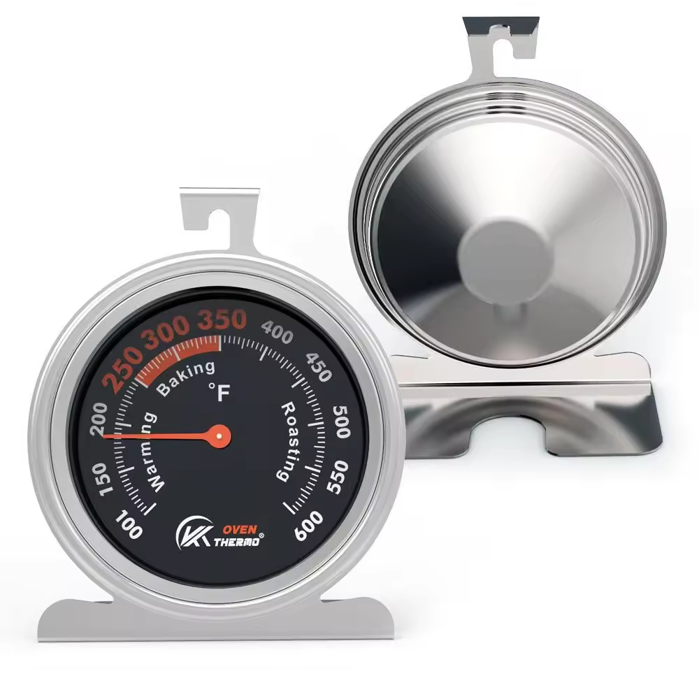 Stainless Steel Baking Oven Thermometer with Large Dial 360 Degrees ...