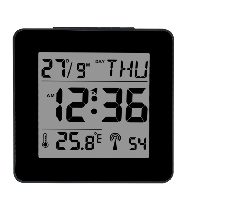 RCC-2709(MSF/DCF) Atomic Digital Alarm Clock Radio Controlled Clock ...