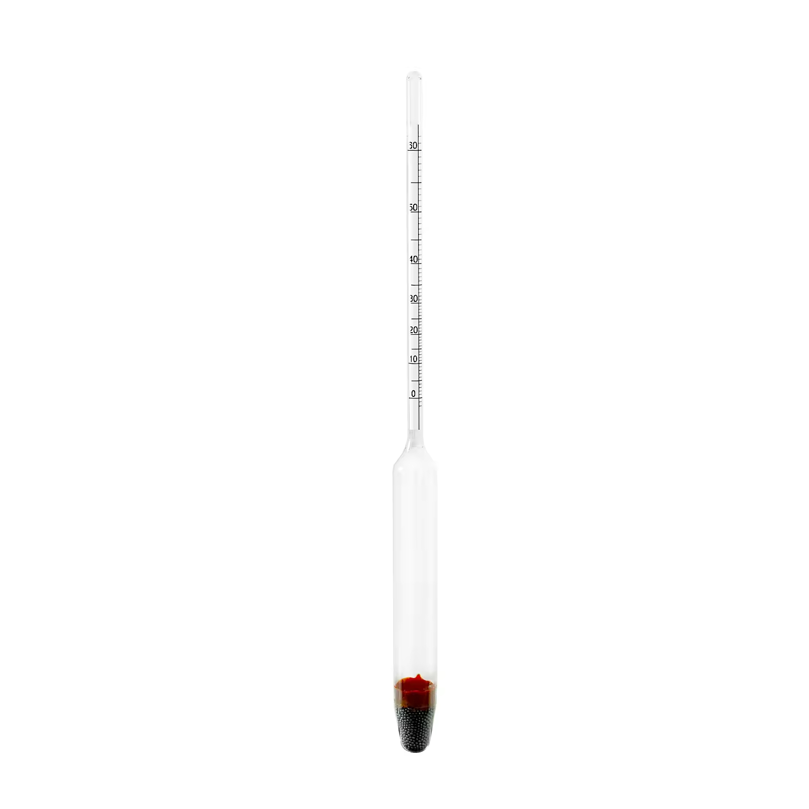 0-60% Alcohol Hydrometer Glass Tester Alcohol Density Meter for Easy ...