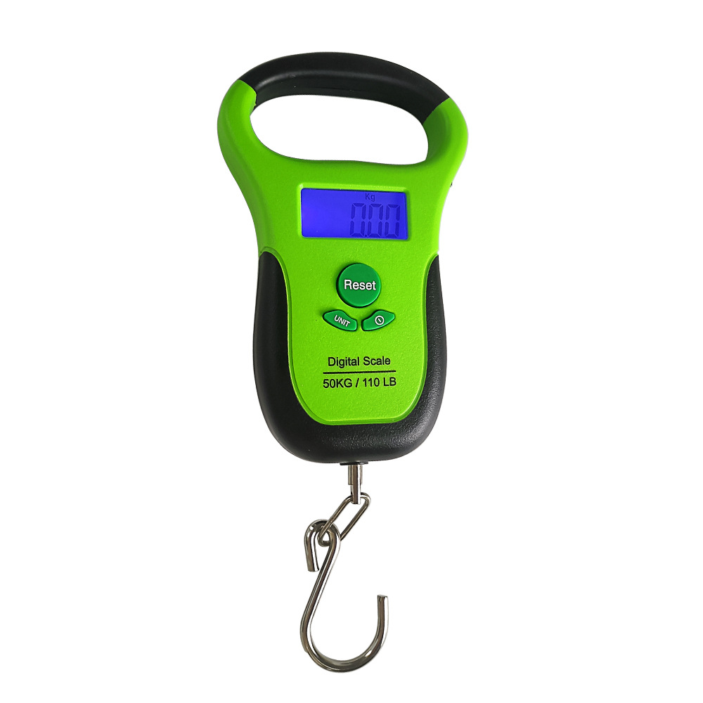 NS-3 50kg Handheld Electronic Scales Fish Scale Hook Tape Measure ...