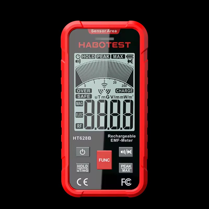 HABOTEST HT628A Electromagnetic Radiation Tester Portable Handheld ...