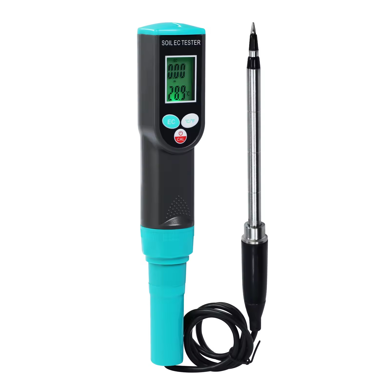 EC-317 Digital Soil EC and Temperature Meter Digital Tester with ATC ...